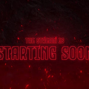 Animated Fire Embers Overlay for Twitch, Youtube | Red Glowing Overlay ...