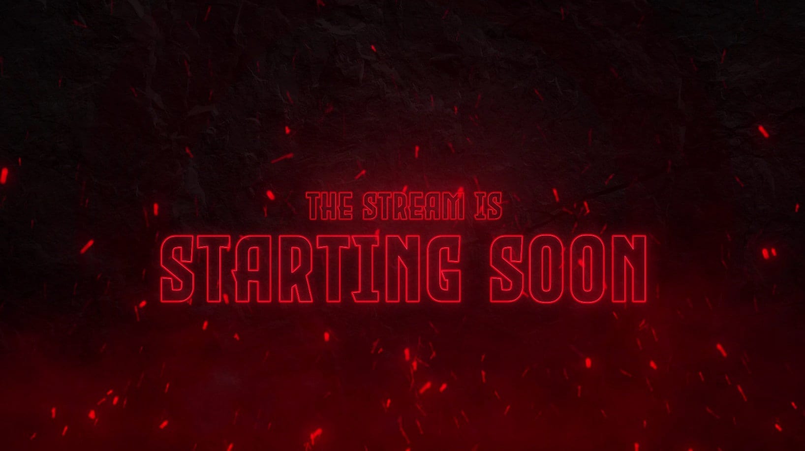 Animated Fire Embers Overlay for Twitch, Youtube | Red Glowing Overlay ...