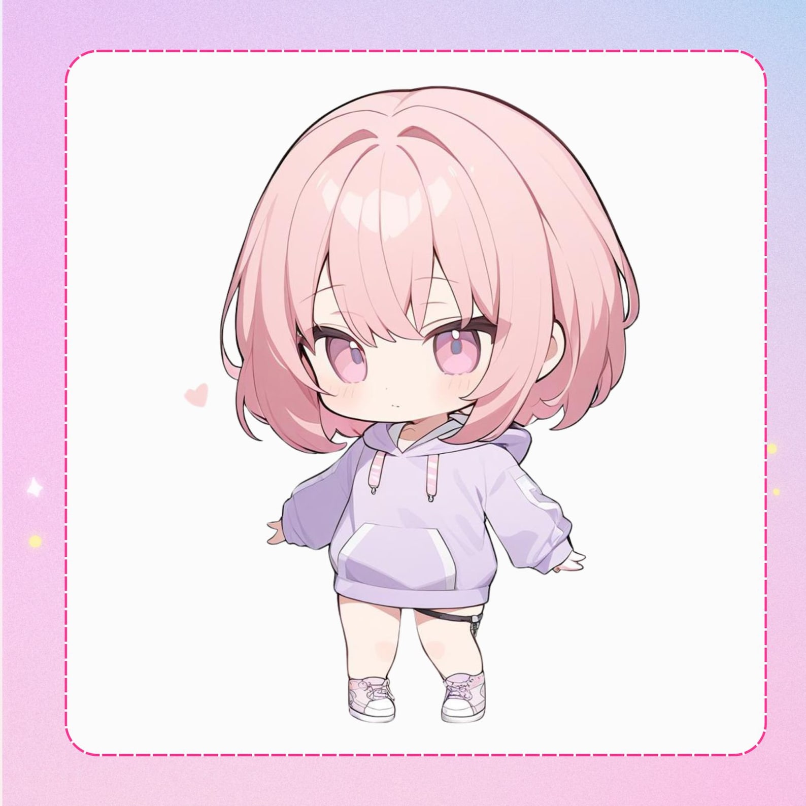 Custom Cute Chibi Anime Character Commission Cute Anime Cute Chibi ...