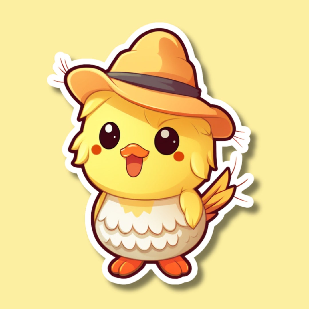 Custom Cute Animal Cartoon Sticker, Cute Sticker, Chibi Sticker ...