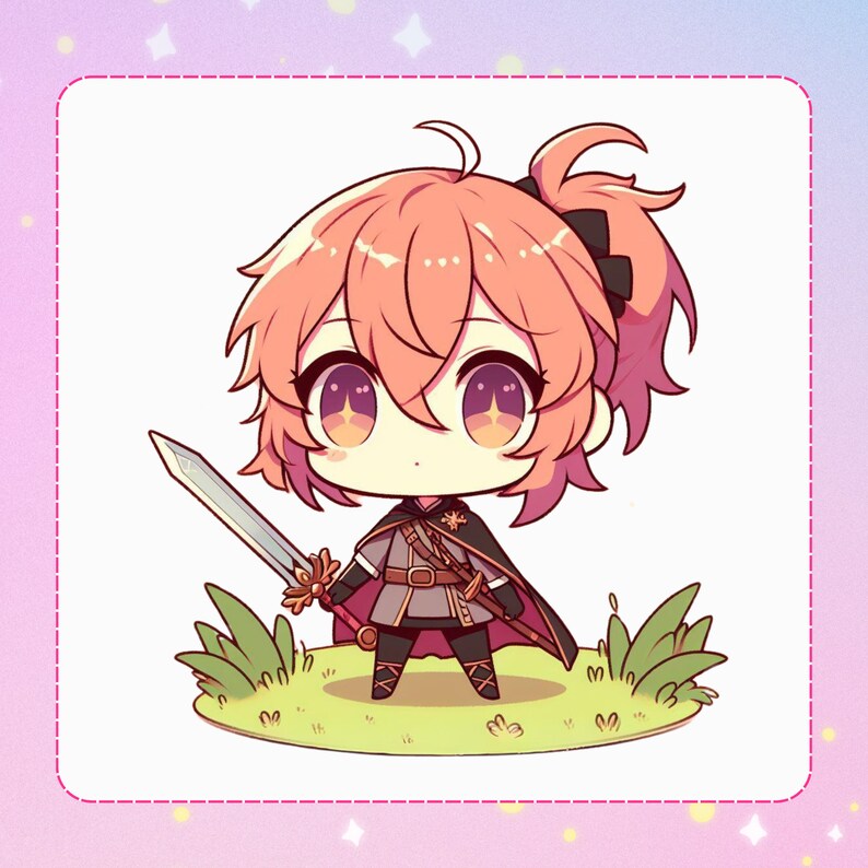 Custom Cute Chibi Anime Character Commission Cute Anime Cute Chibi ...