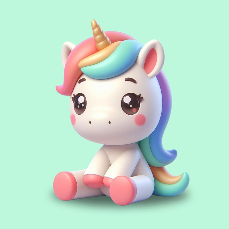 Custom 3D Chibi Modeling 3D Model 3D Cute 2D to 3D 3D Print Kawai 3D ...