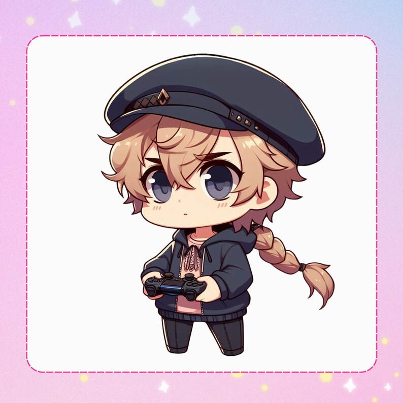 Custom Cute Chibi Anime Character Commission Cute Anime Cute Chibi ...