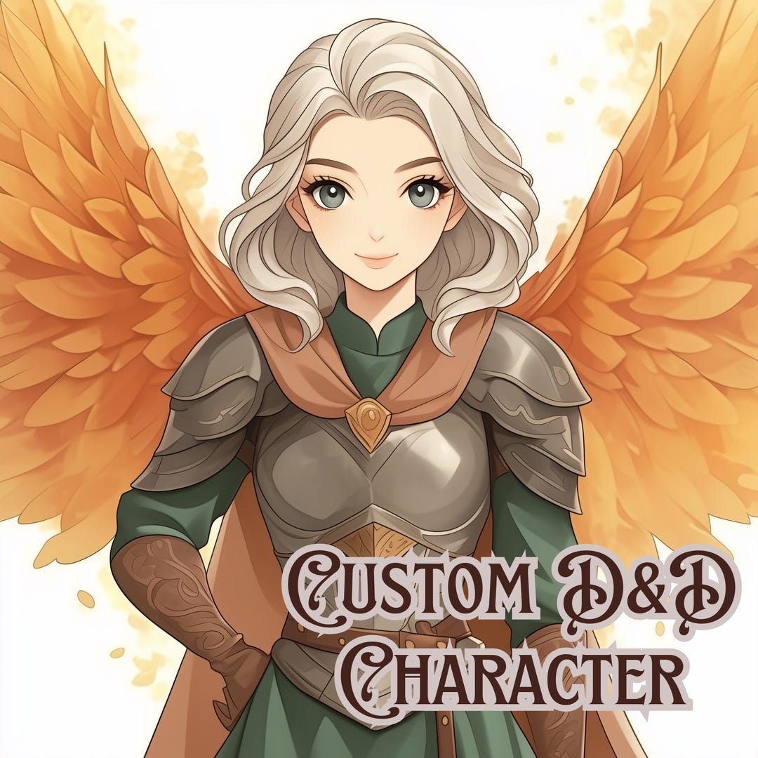 DND, Custom DND Character, Dnd Character, Fantasy Character Commission ...