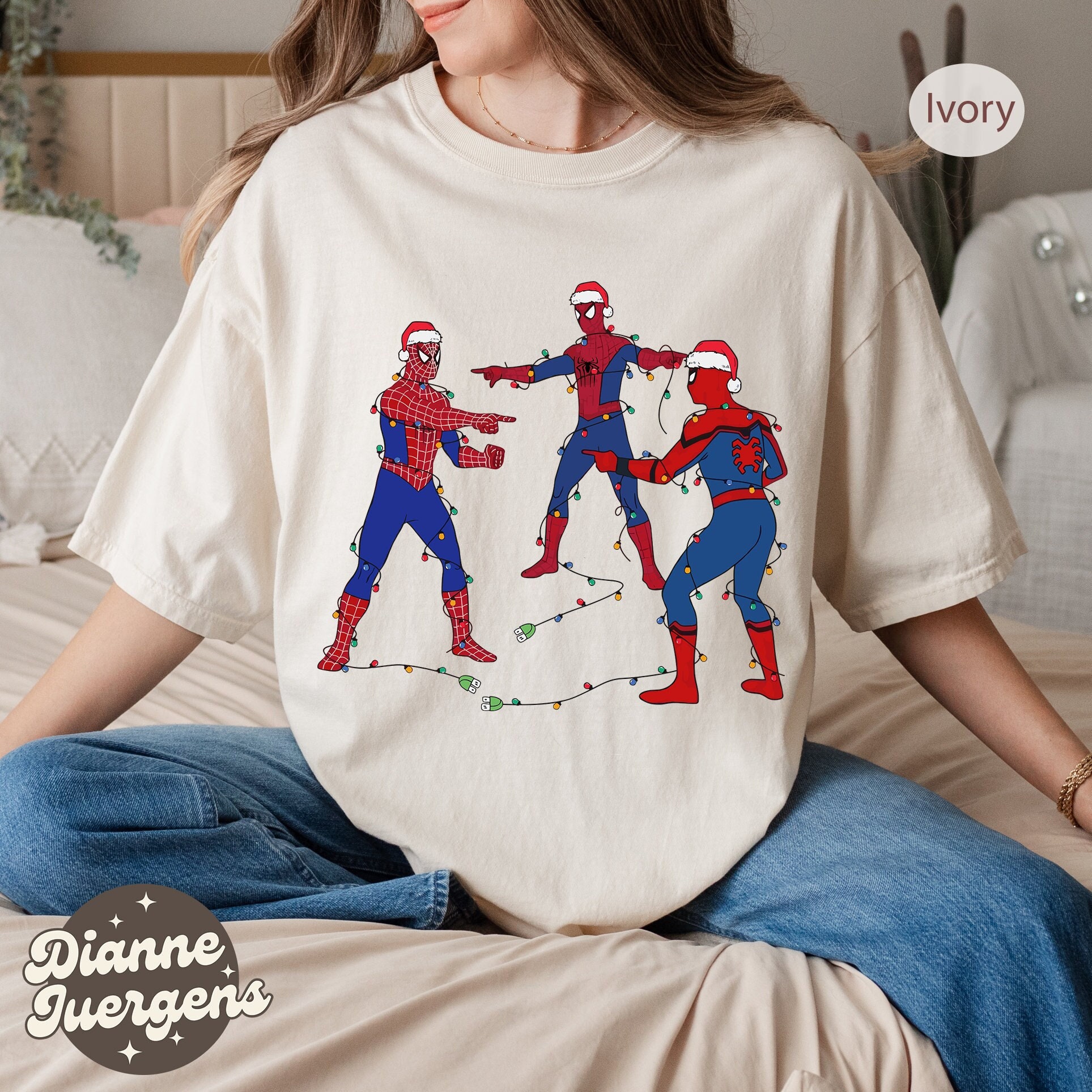 Marvel Three Spiderman Meme Costume Santa Christmas Light Png, Disney ...