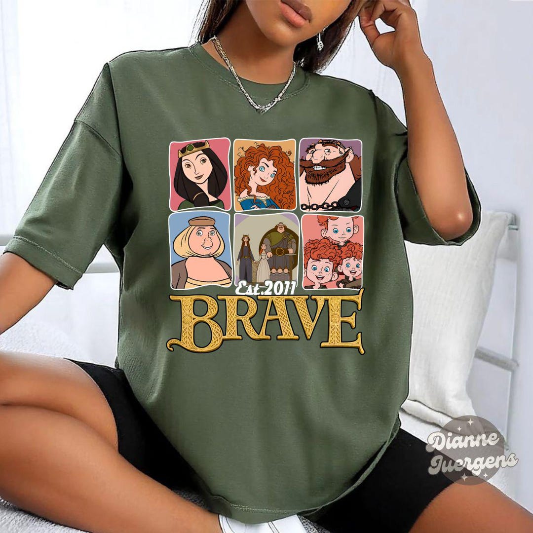 Retro Disney Princess Merida Comfort Colors Shirt Trendy Retro Disney ...