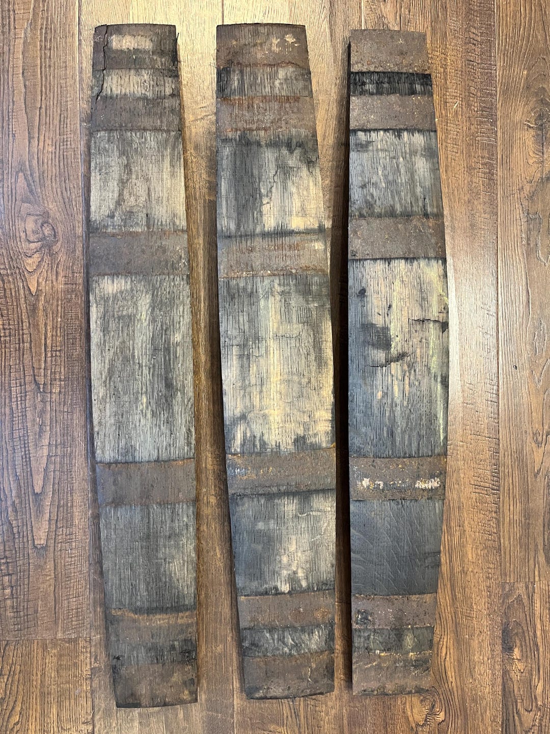 Authentic Rare Extra Wide Oak Barrel Staves, Once Used, 3.754.25 W and ...