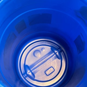 Once Used 30 Gallon Food Grade Plastic Barrel W/ Lid, Water Collecter ...