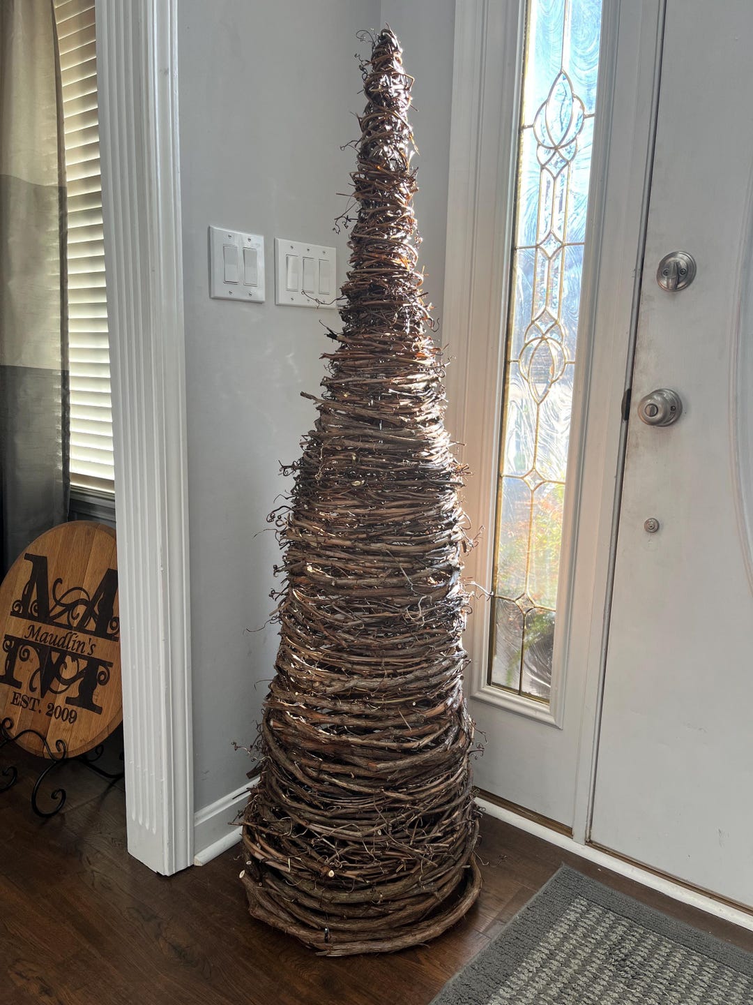 5' Large Handmade Grapevine Tree, Seasonal Decor, All Seasons Decor ...