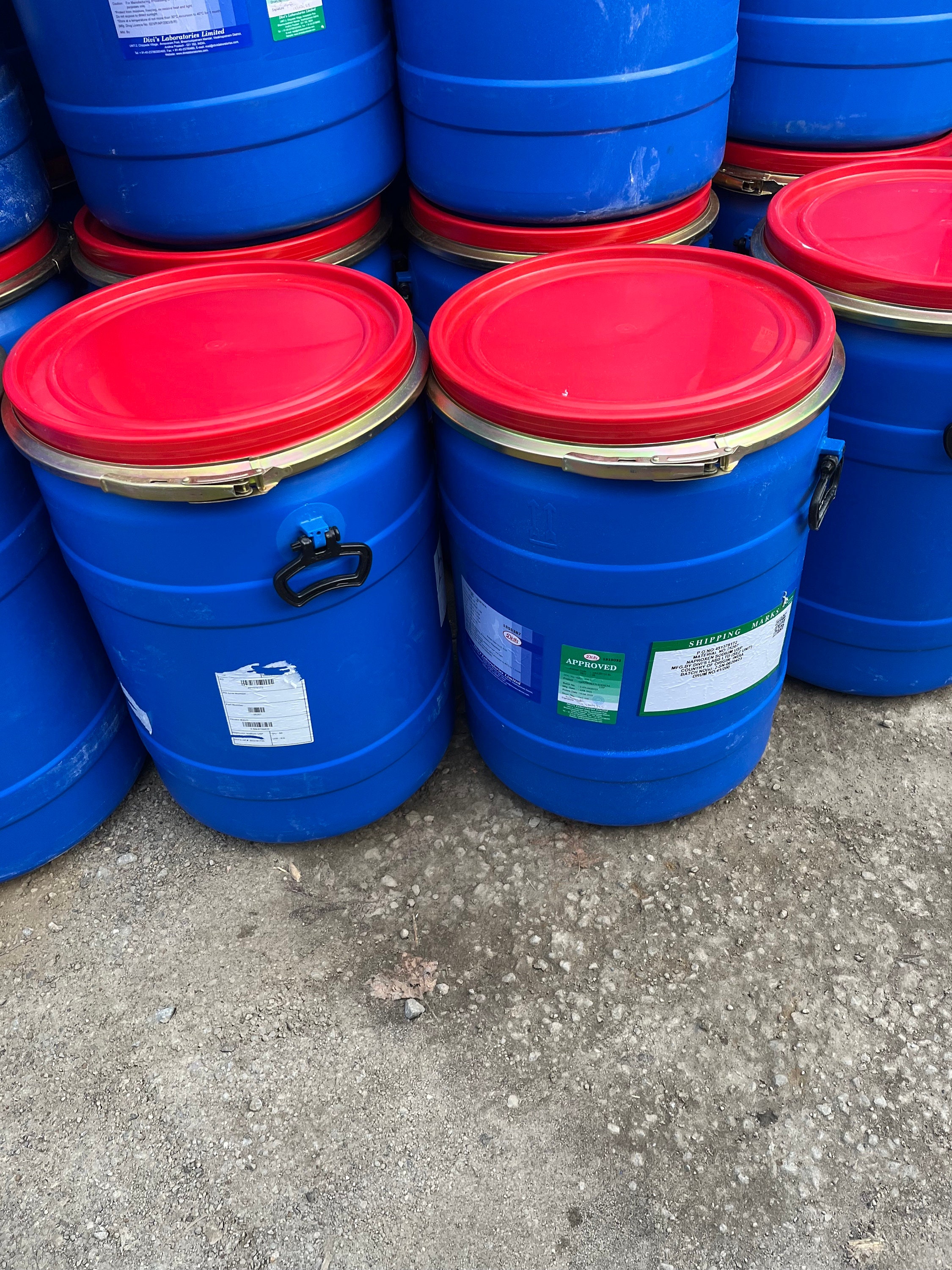 Once Used 30 Gallon Food Grade Plastic Barrel W/ Lid, Water Collecter ...