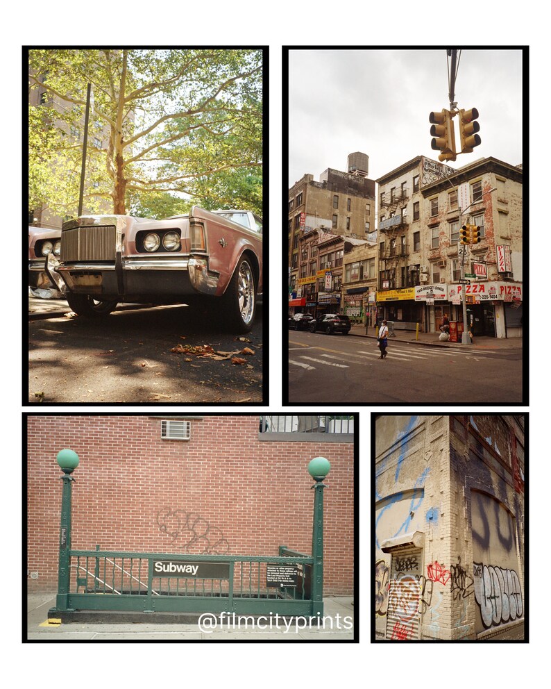 Taiwan Streetside Collage Photograph Taiwan Taipei '24 Film Photography ...