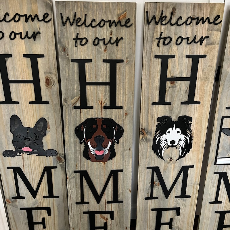 Dog Welcome Sign - Etsy