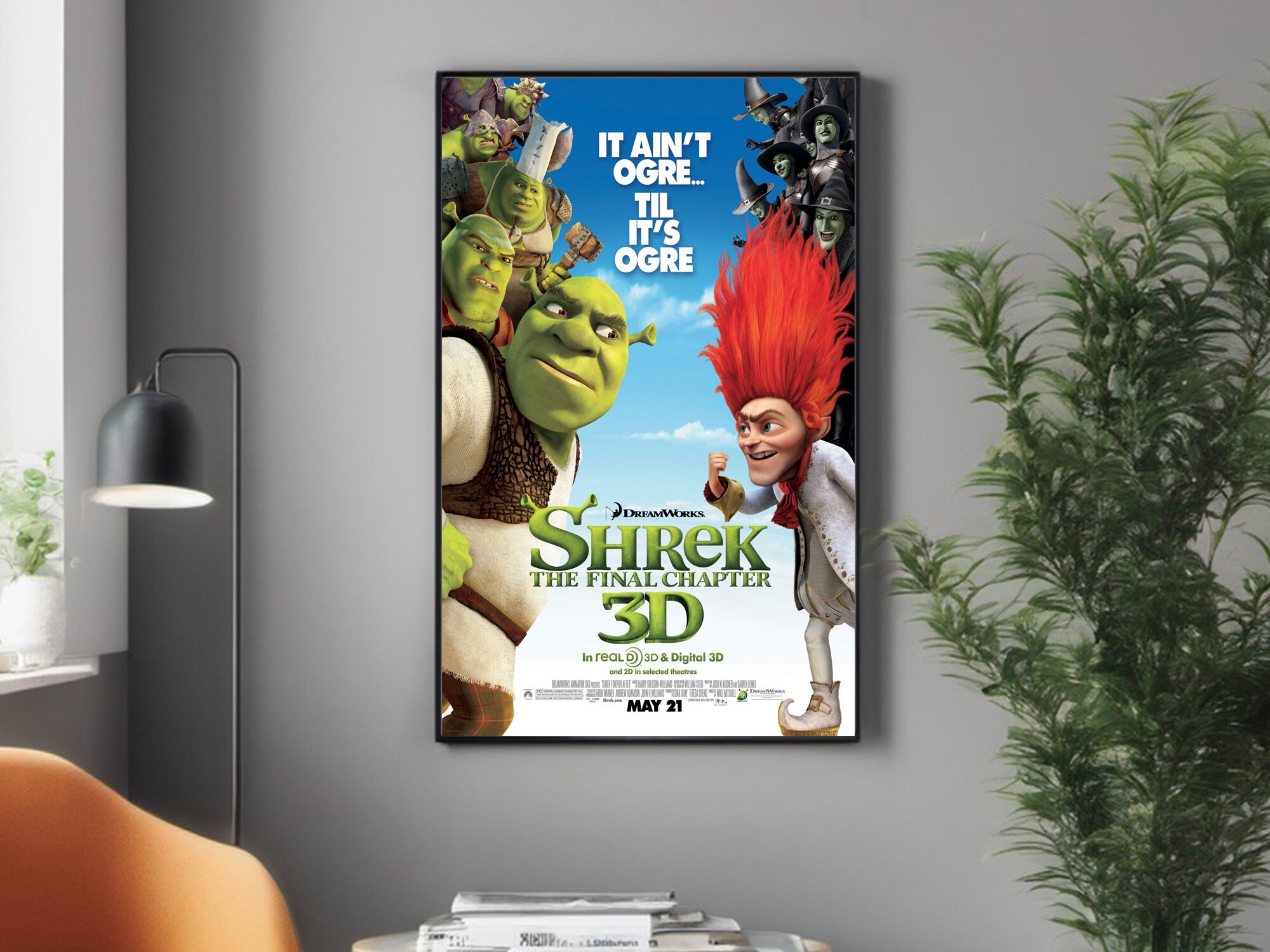 Shrek_movie Poster,movie Decorations,movie Promotion, Poster Design ...