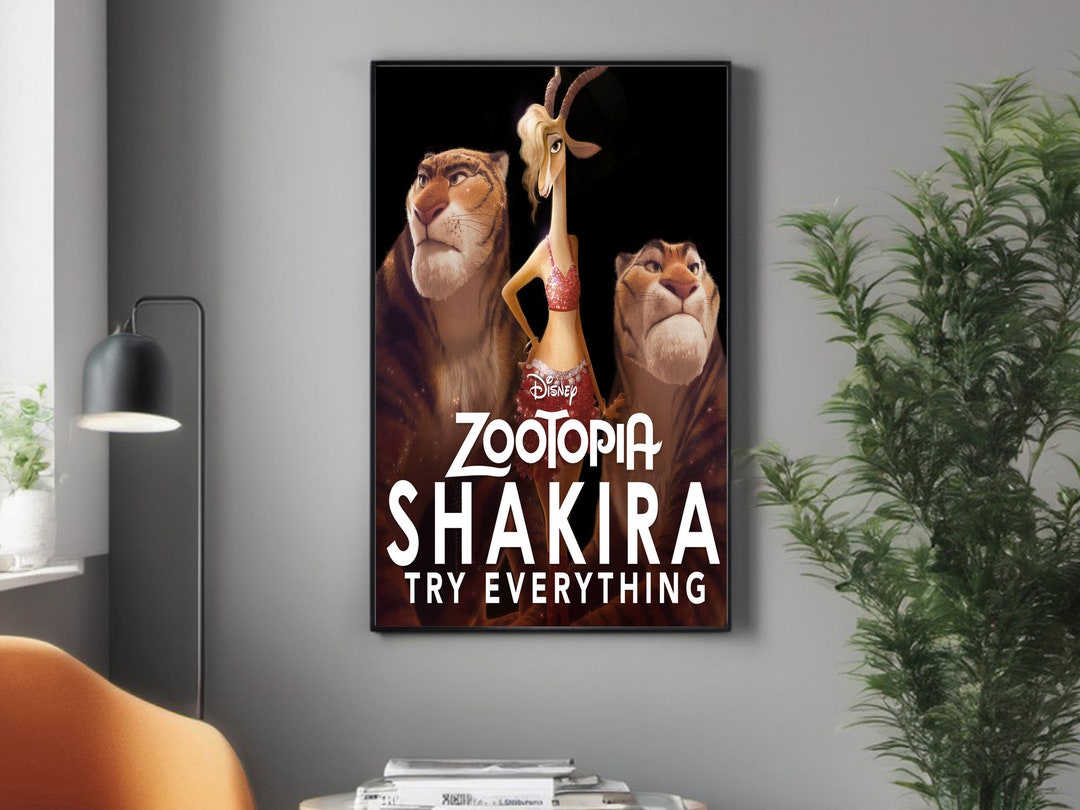 Zootopia_movie Poster,movie Decorations,movie Promotion, Poster Design ...