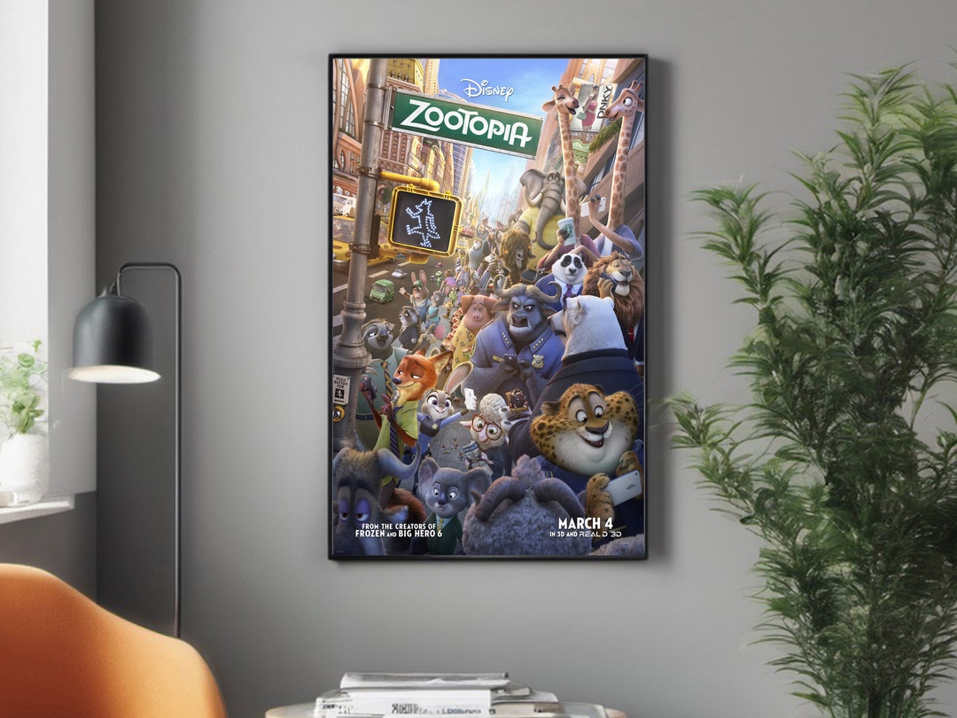 Zootopia_movie Poster,movie Decorations,movie Promotion, Poster Design ...