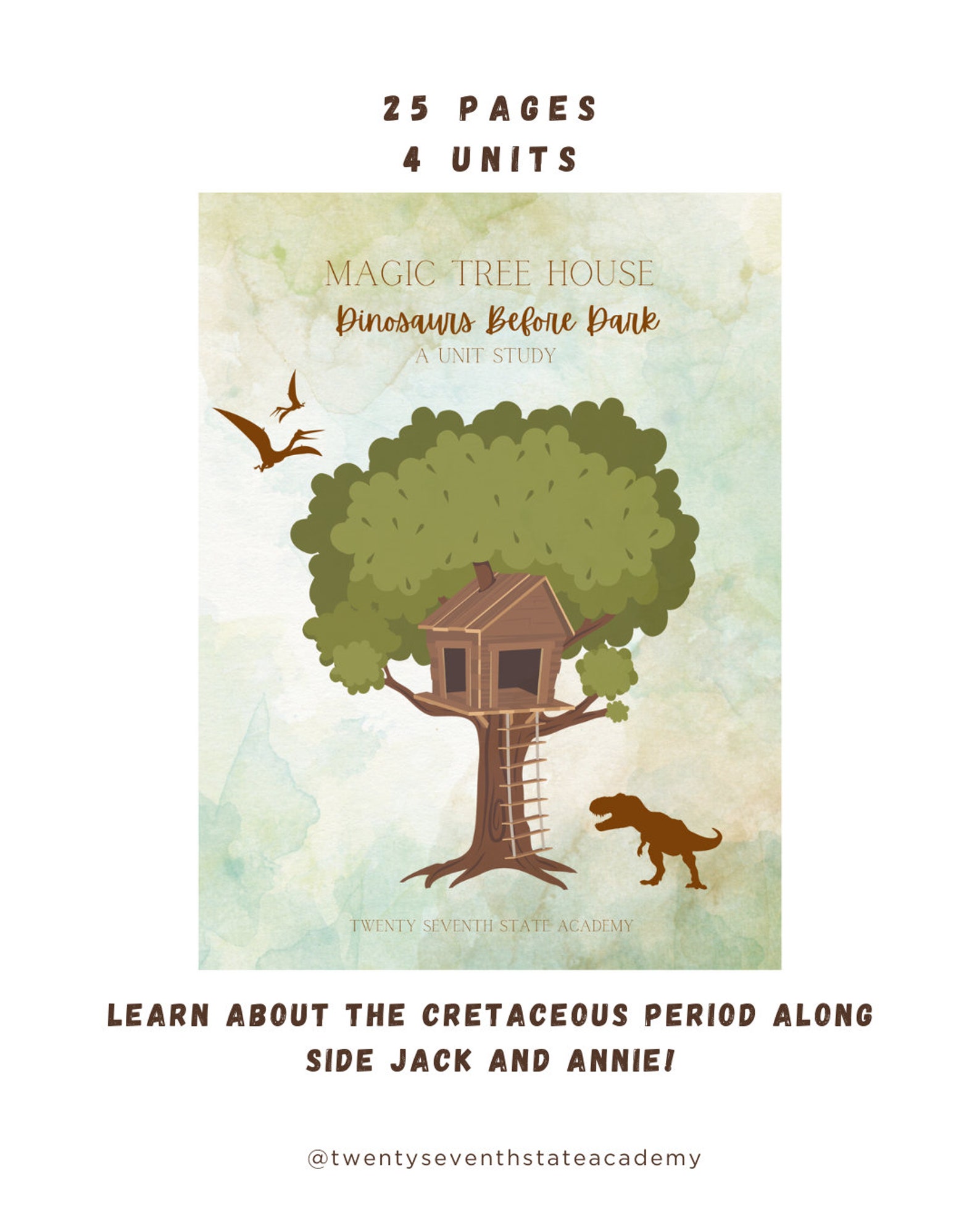 Magic Tree House: Dinosaurs Before Dark Unit Study Primary Grades - Etsy