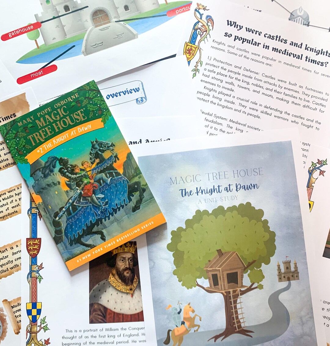 Magic Tree House: Knight at Dawn Unit Study - Etsy
