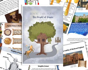 Magic Tree House: Dinosaurs Before Dark Unit Study - Primary Grades - Etsy