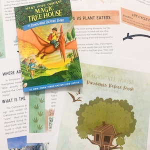Magic Tree House: Dinosaurs Before Dark Unit Study - Primary Grades - Etsy