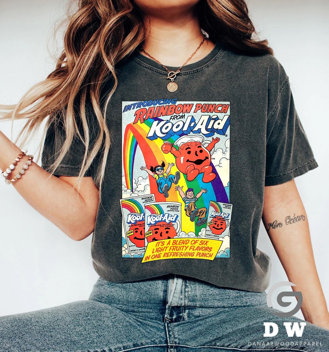 Retro Kool Aid '84 Shirt, Funny Shirt, Funny Shirt, Graphic T-shirt ...