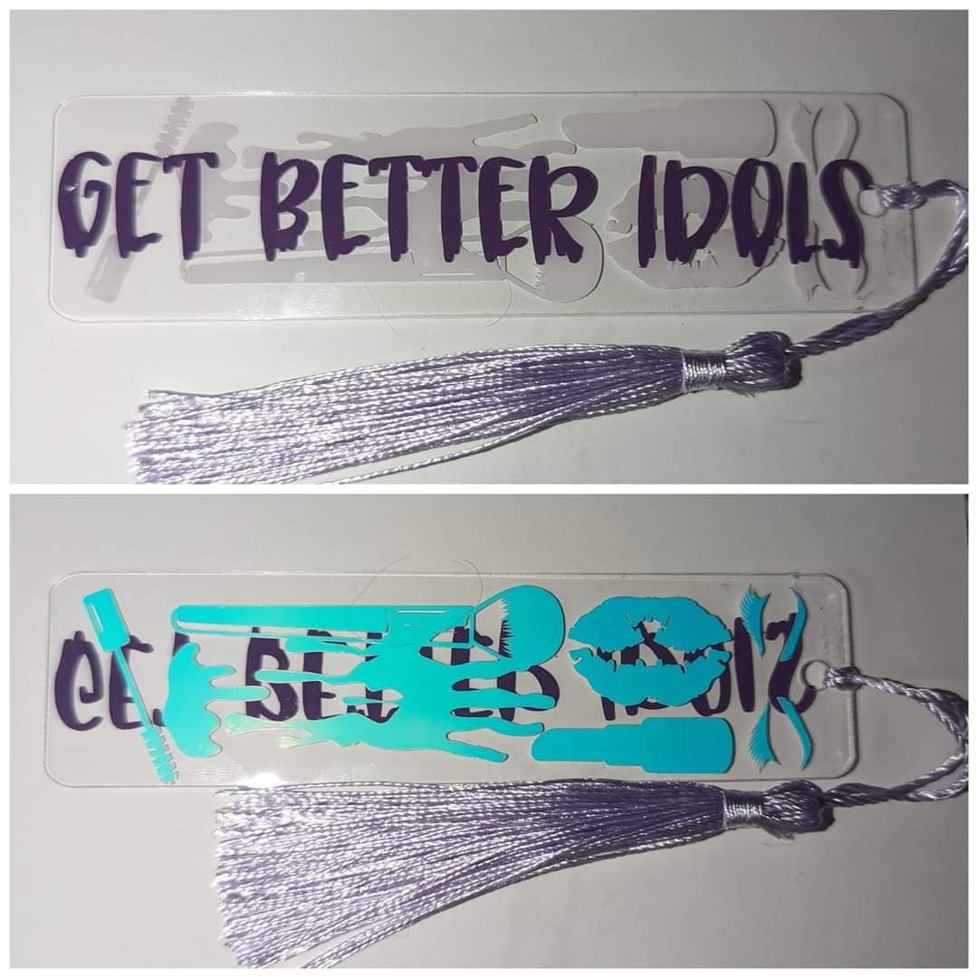 Get Better Idols Bookmark - Etsy