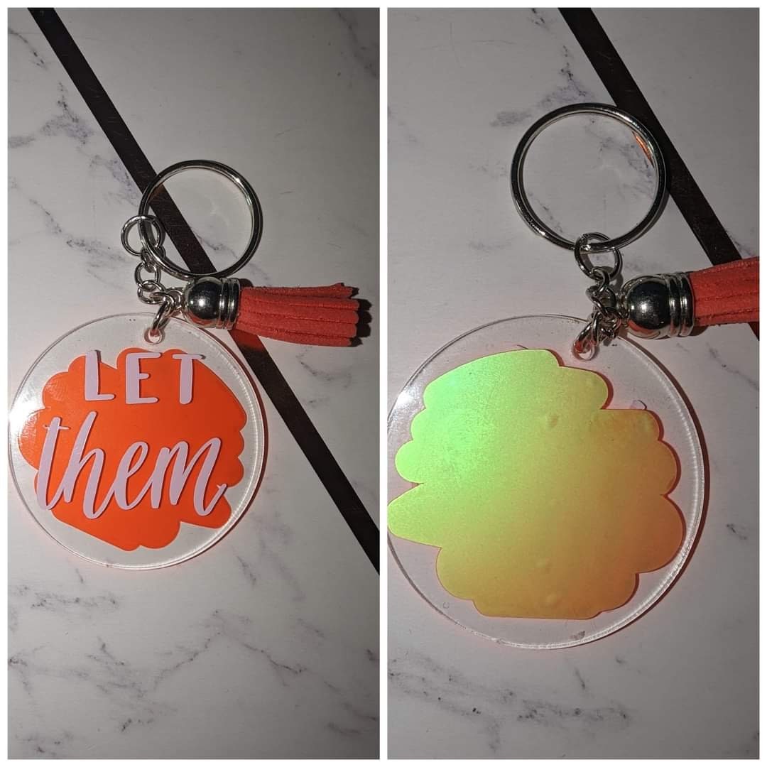 Let Them Keychain - Etsy
