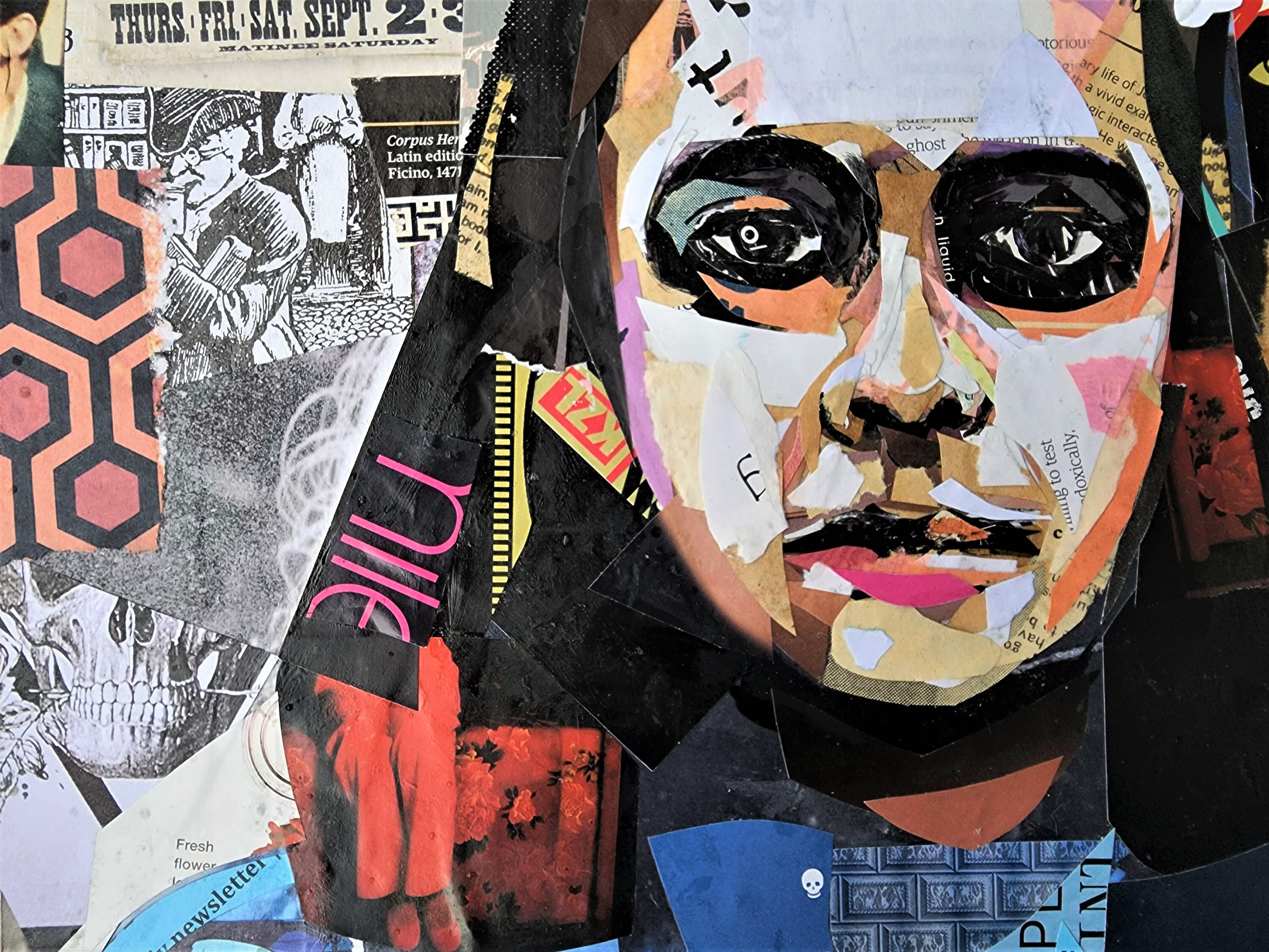 The Grady Twins - the Shining Inspired Pop Art. Mixed Media Collage on ...