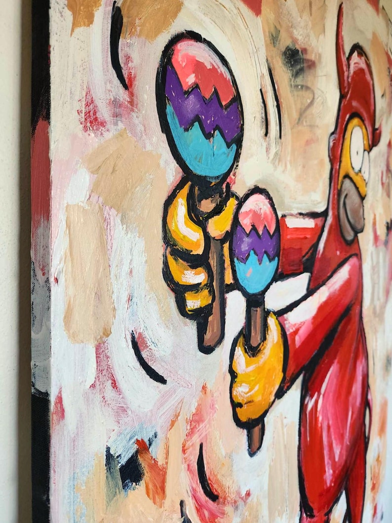 I AM EVIL HOMER! New Pop Art Painting Inspired by the Simpsons. Free ...