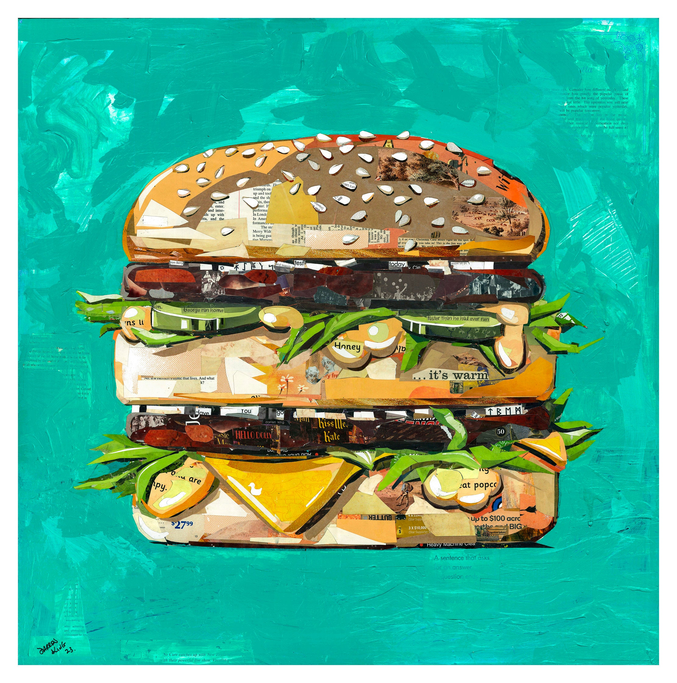 Big Mac - Limited Edition Giclee Print. Free Post Australia Wide. - Etsy