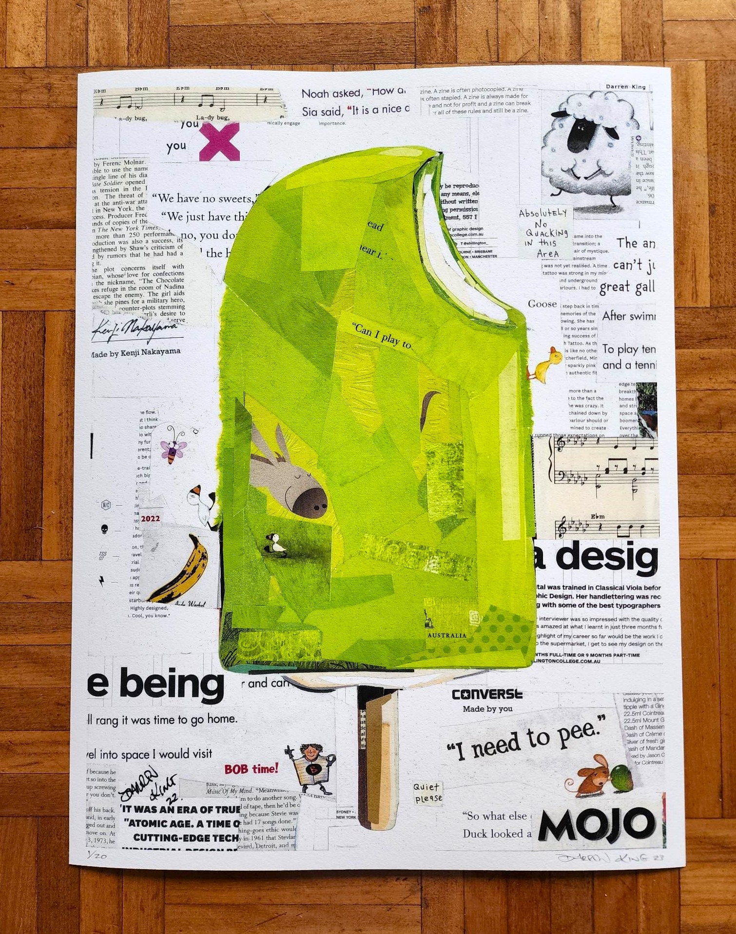 Splice Giclee Print High Quality, Professionally Scanned Based on an ...