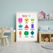 Shapes Poster for Kids, Wall Art for Kids, Educational Prints ...