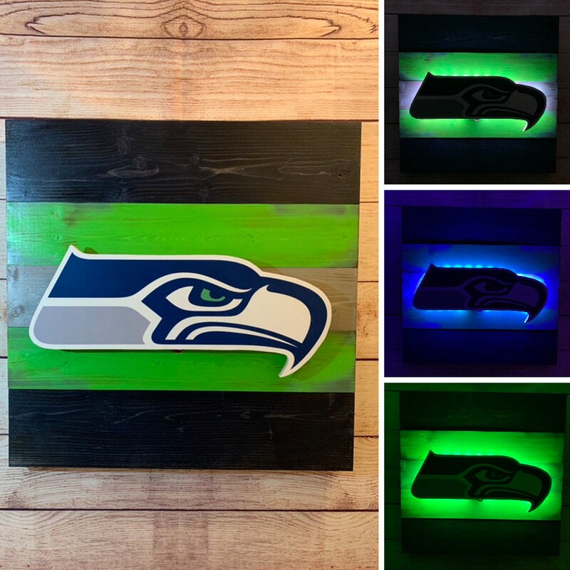 Seahawks Wood Sign - Etsy