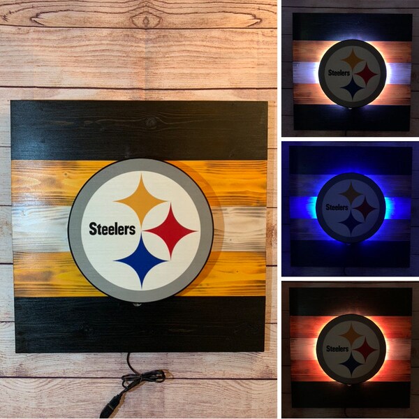 Steelers Wood Sign - Etsy