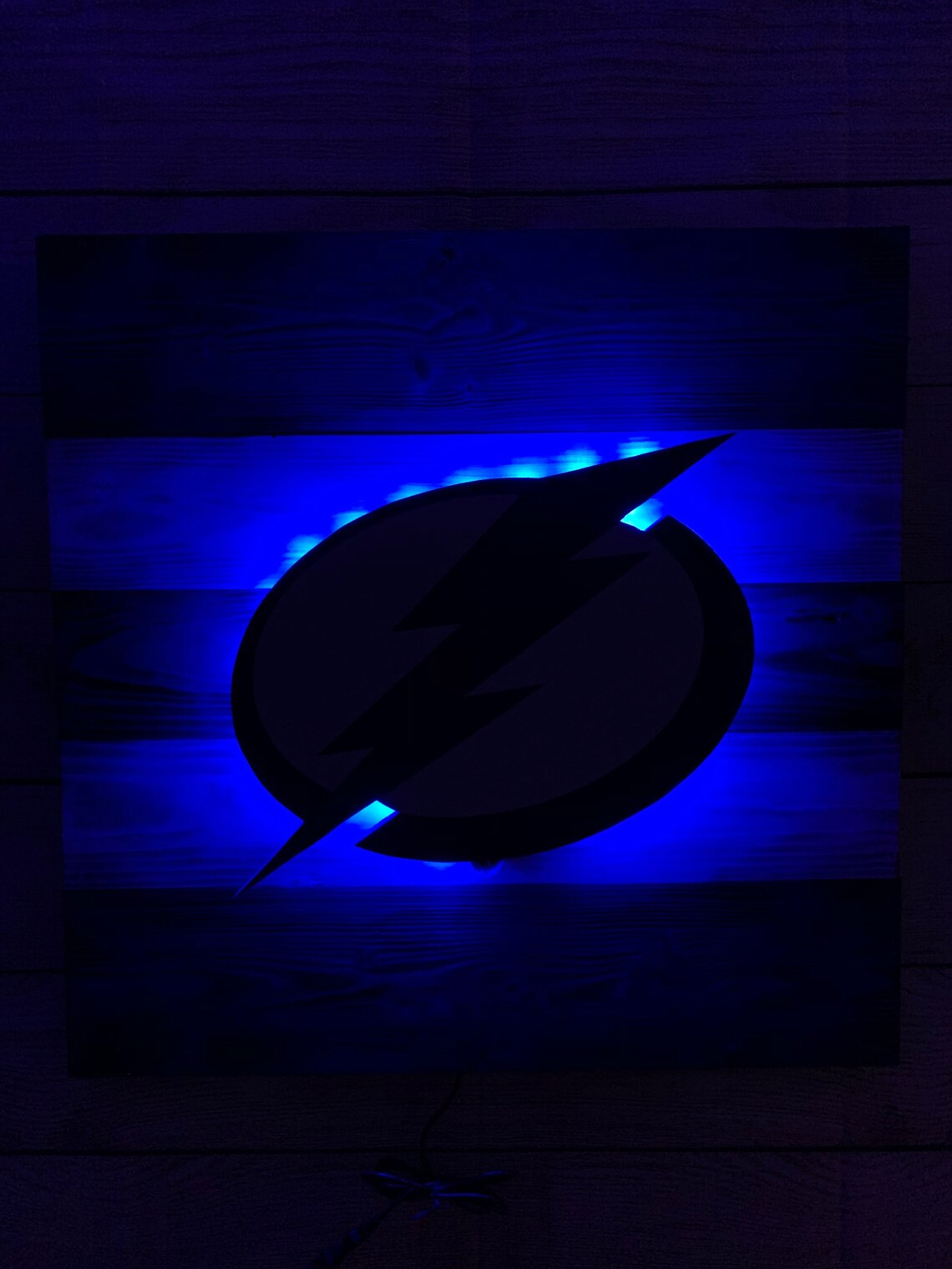 Tampa Bay Lightning Rustic Wood Led Light up Sign/ Wall Art - Etsy