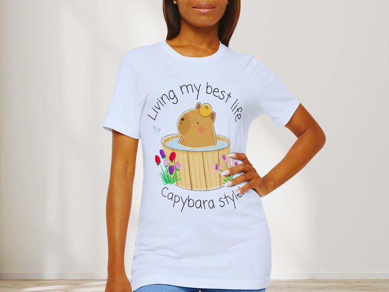Cute Capybara Shirt, Capybara, Capybara T-shirt, Capybara Crewneck ...