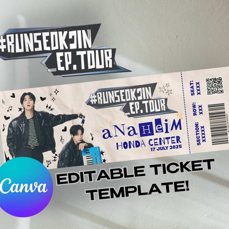 Bts Jin Concert Merch - Etsy