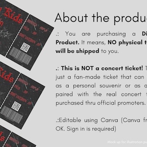 Personalized Stray Kids Dominate Concert Ticket, Dominate World Tour North America, Stray Kids ...