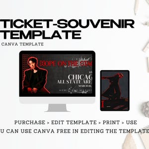 Personalized J-hope Hope on the Stage Concert Ticket, BTS, J-hope, J ...