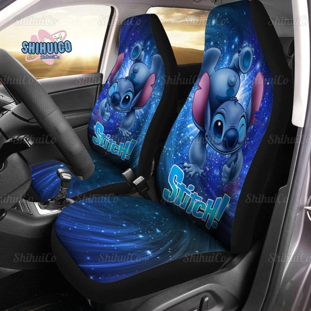 Stitch Car Seat Covers, Lilo Stitch Carseat Cover, Stitch Disney Front ...