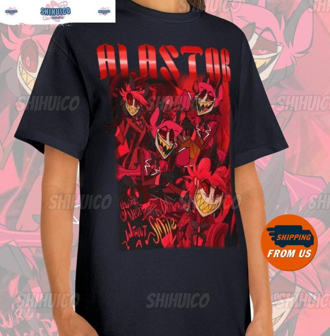 Alastor Unisex Tshirt, Hazbin Hotel Characters Shirt, Alastor Hazbin ...