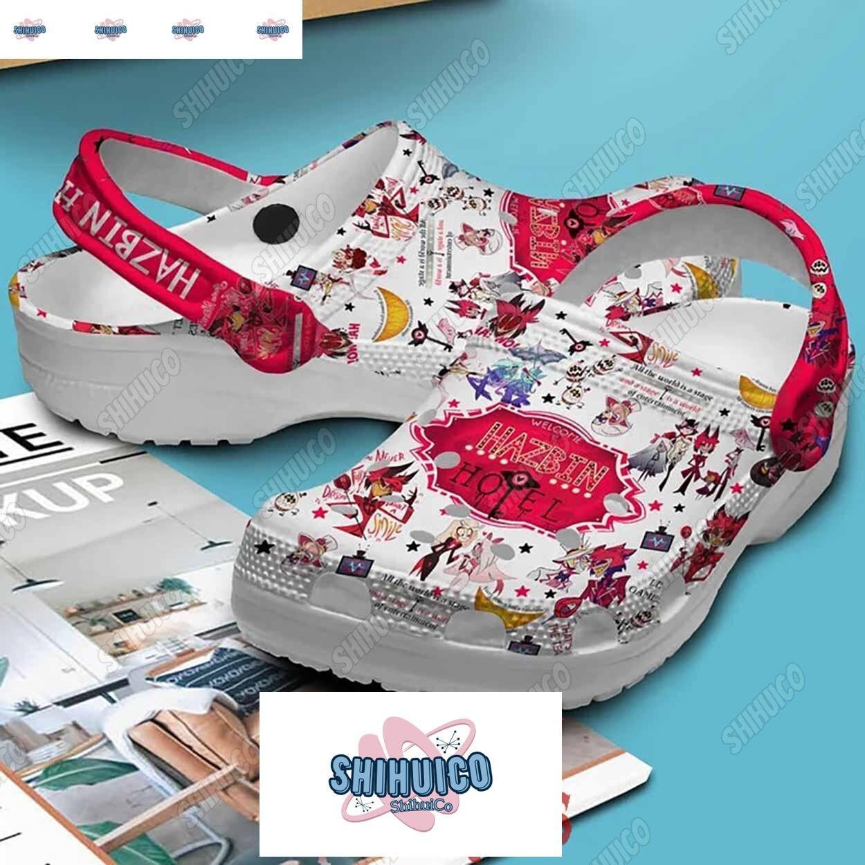 Hazbin Hotel Characters Shoes, Helluva Boss Clogs by Elizabeth Cooper ...