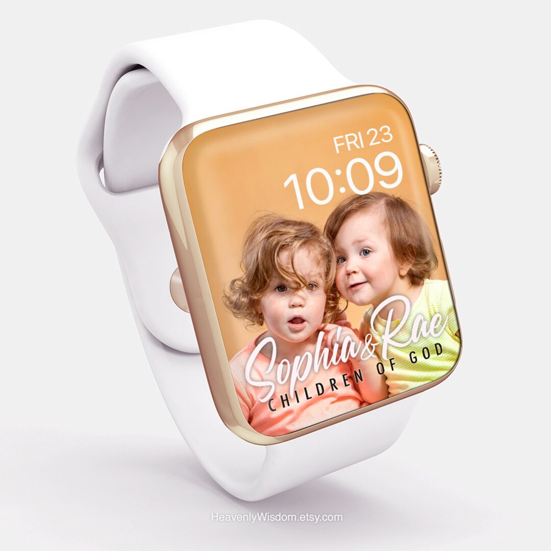 Children of God Custom Apple Watch Face Gift With Grandchildren Picture ...
