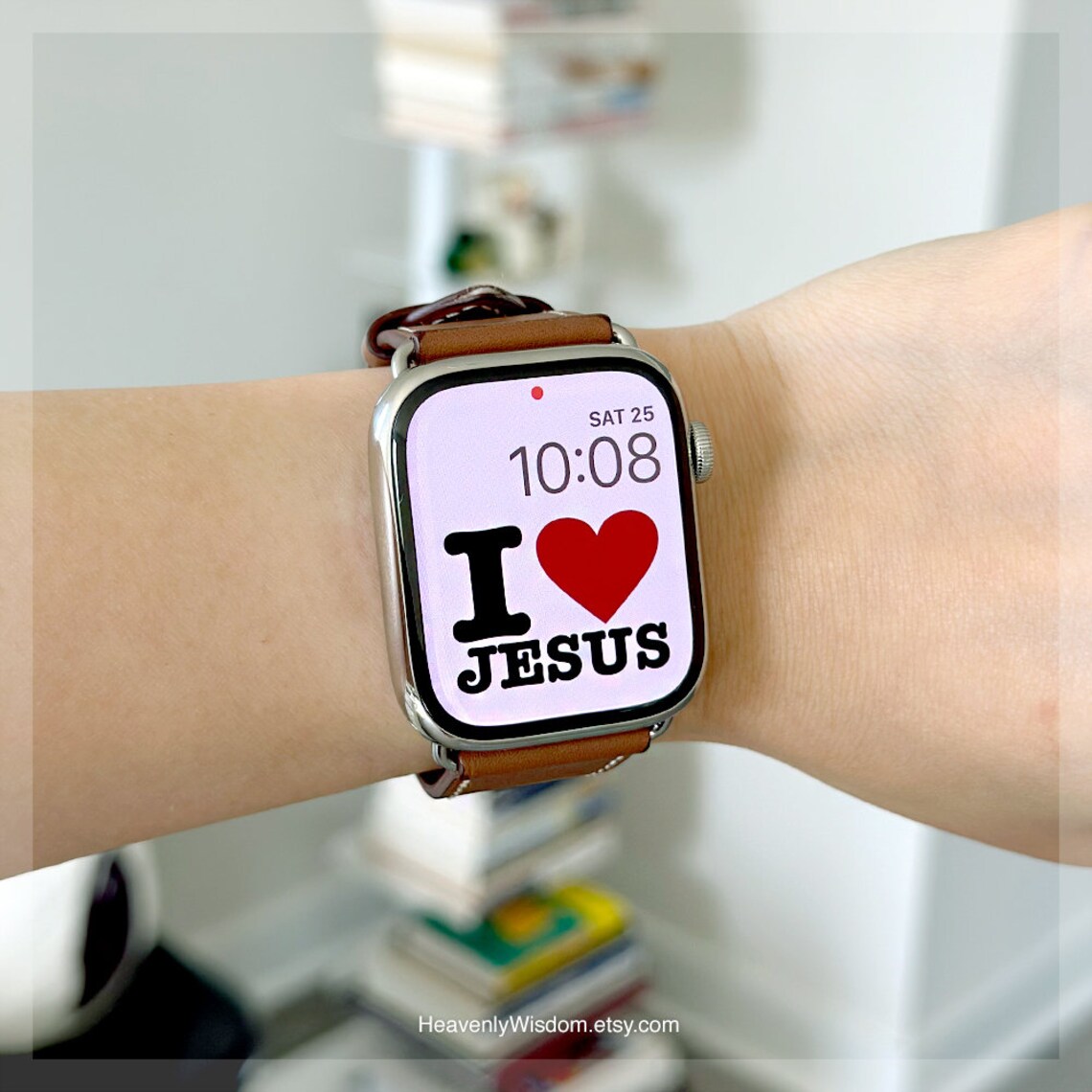 I Love Jesus Apple Watch Wallpaper: Christian Iwatch Face (digital ...