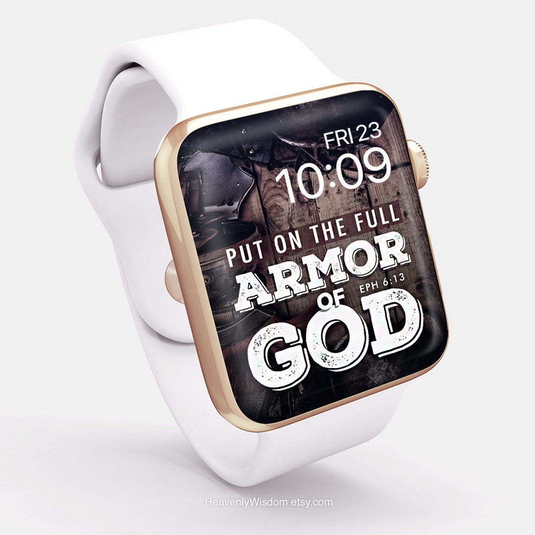 Armor of God Apple Watch Wallpaper: Christian Bible Verse (digital ...