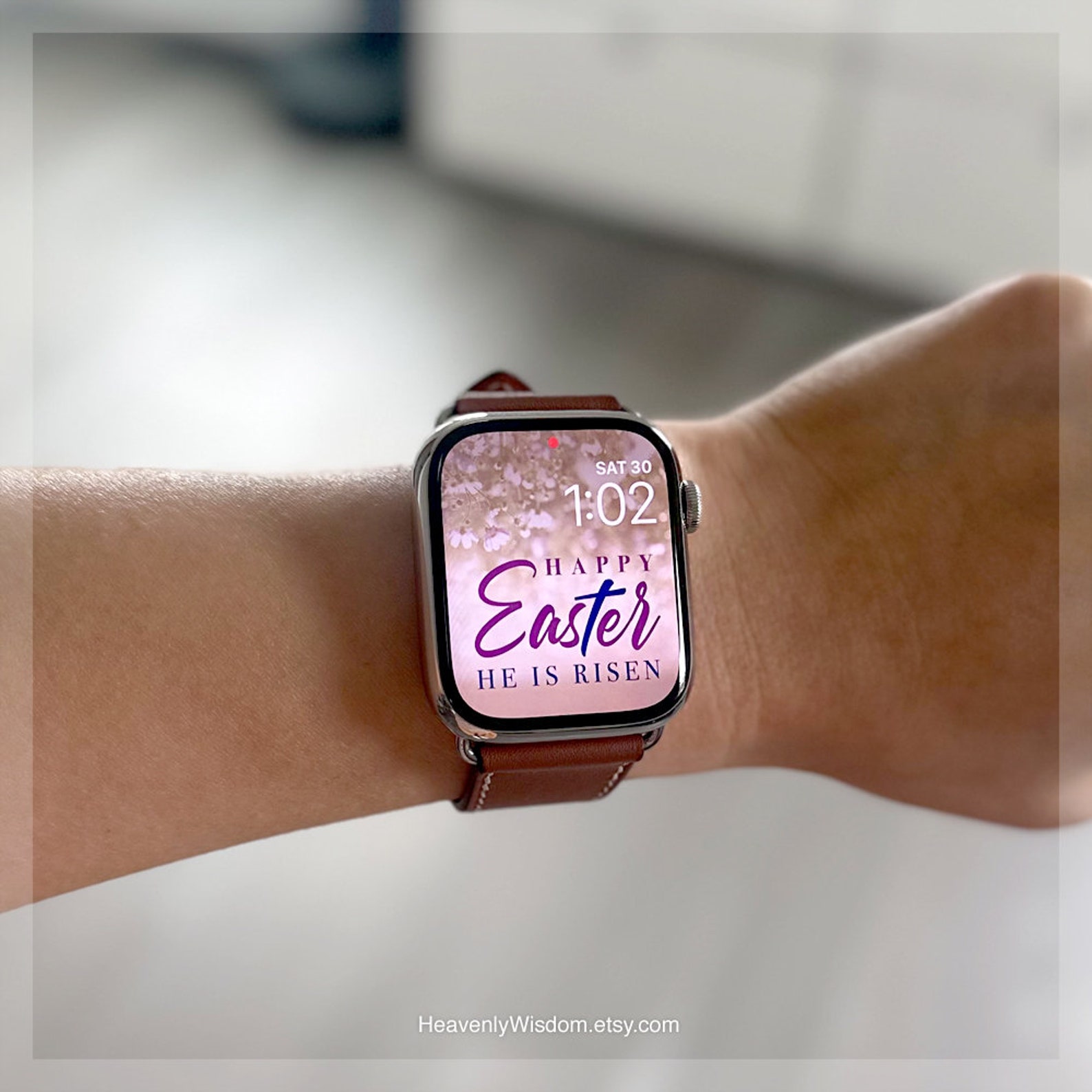 Happy Easter He is Risen Easter Apple Watch Wallpaper Christian Apple ...