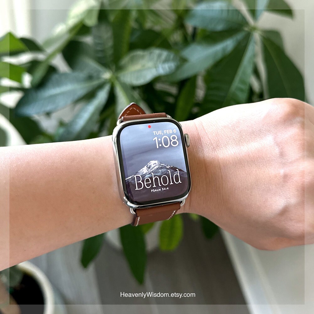 Psalm 54:4 Behold Apple Watch Wallpaper Scripture Apple Watch ...