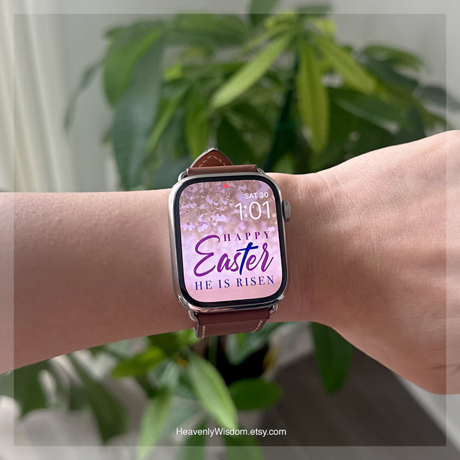 Happy Easter He is Risen Easter Apple Watch Wallpaper Christian Apple ...