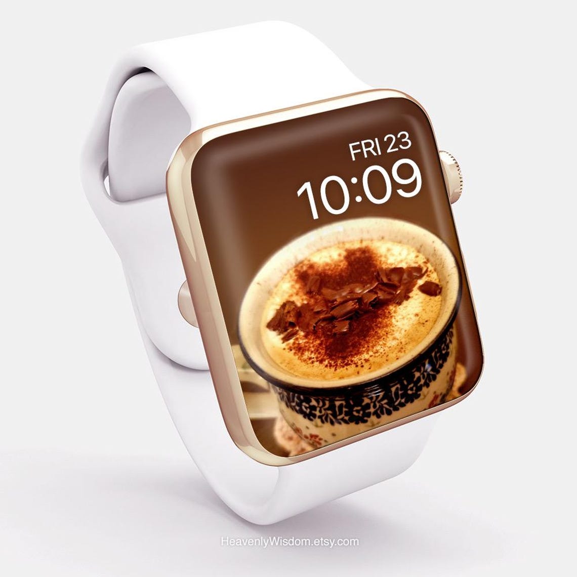 Hot Chocolate Apple Watch Wallpaper: Cozy Coffee Art (digital Download ...