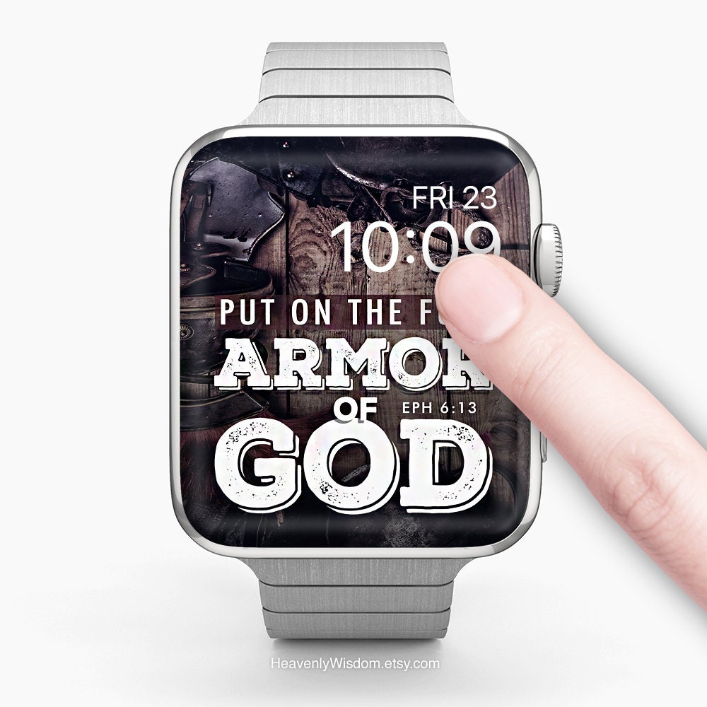 Armor of God Apple Watch Wallpaper: Christian Bible Verse (digital ...