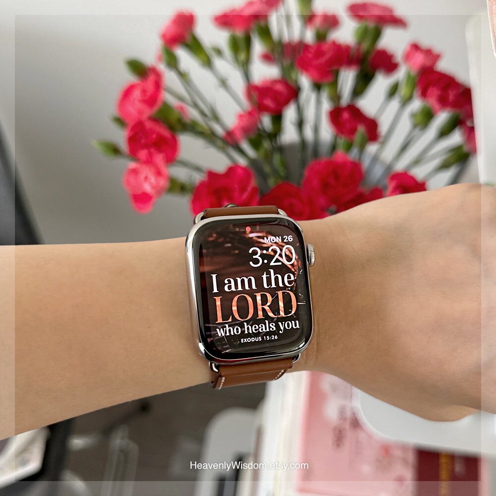 Ex 15:26 I Am the Lord Who Heals You Apple Watch Wallpaper Brown Apple ...